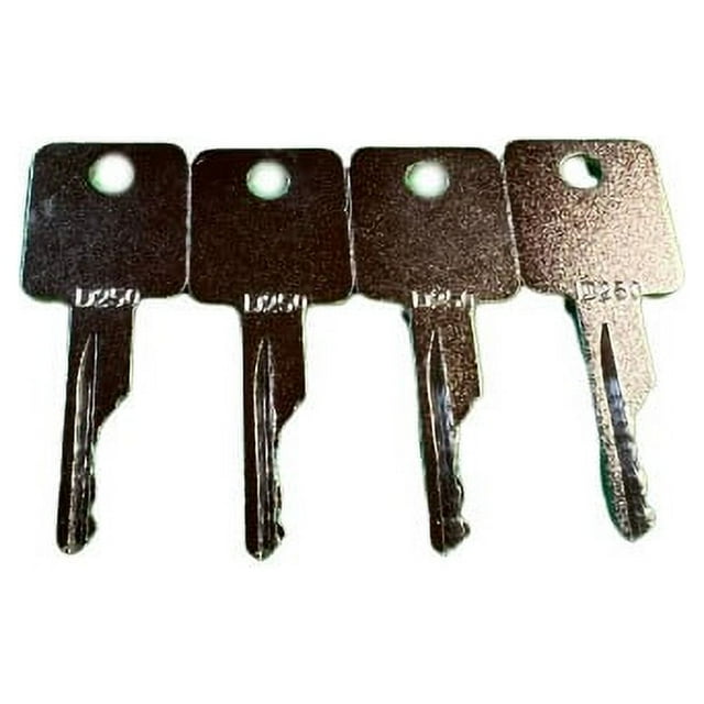 4 Pack 49# D250 GTH-5519 Key For Case IH Bobcat Vermeer JLG Grove Volvo ...