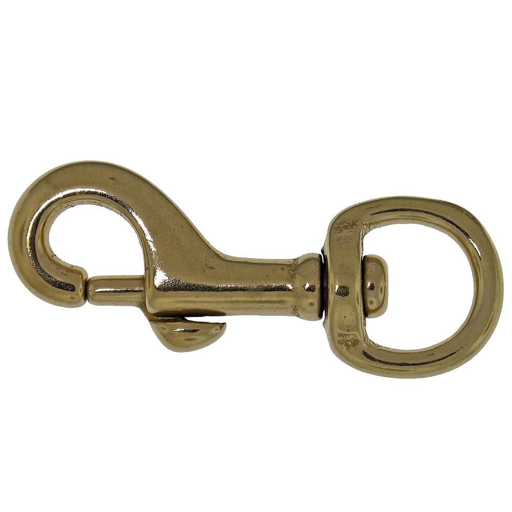 4 Pack 5/8 In. Hilason Western Horse Tack Solid Brass Round Eye Bolt ...