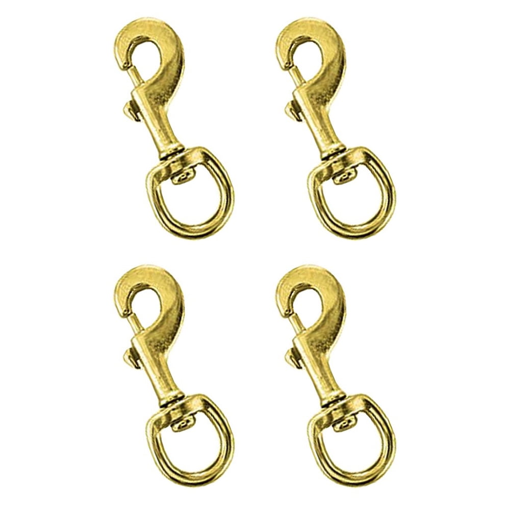 4 Pack 5/8 In.X3-5/8 In. Hilason Die Cast Bolt Snap Nickle Plated ...