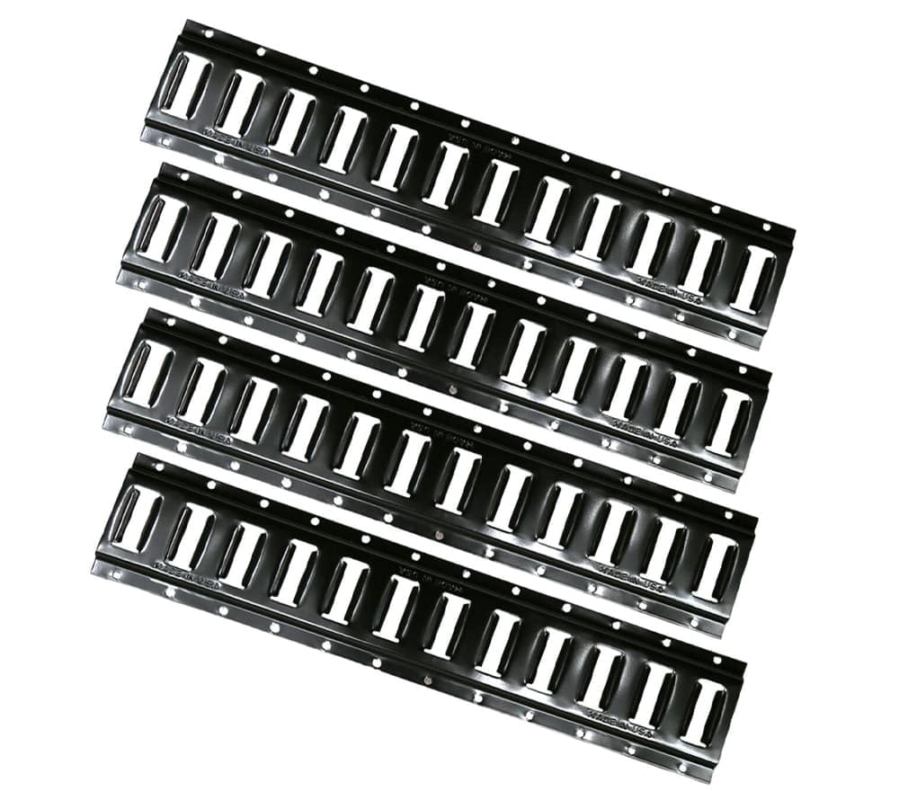 (4 Pack) 5 Ft Horizontal E Track Tie-Down Rail - Made in USA | Black ...