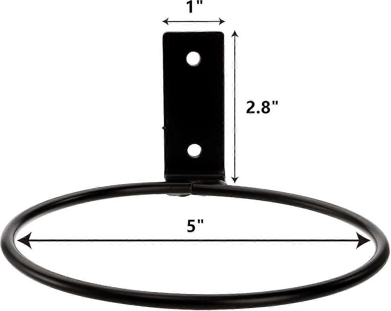 4 Pack 5 Inch Flower Pot Holder Ring Wall Mounted Flower Pot Holder ...
