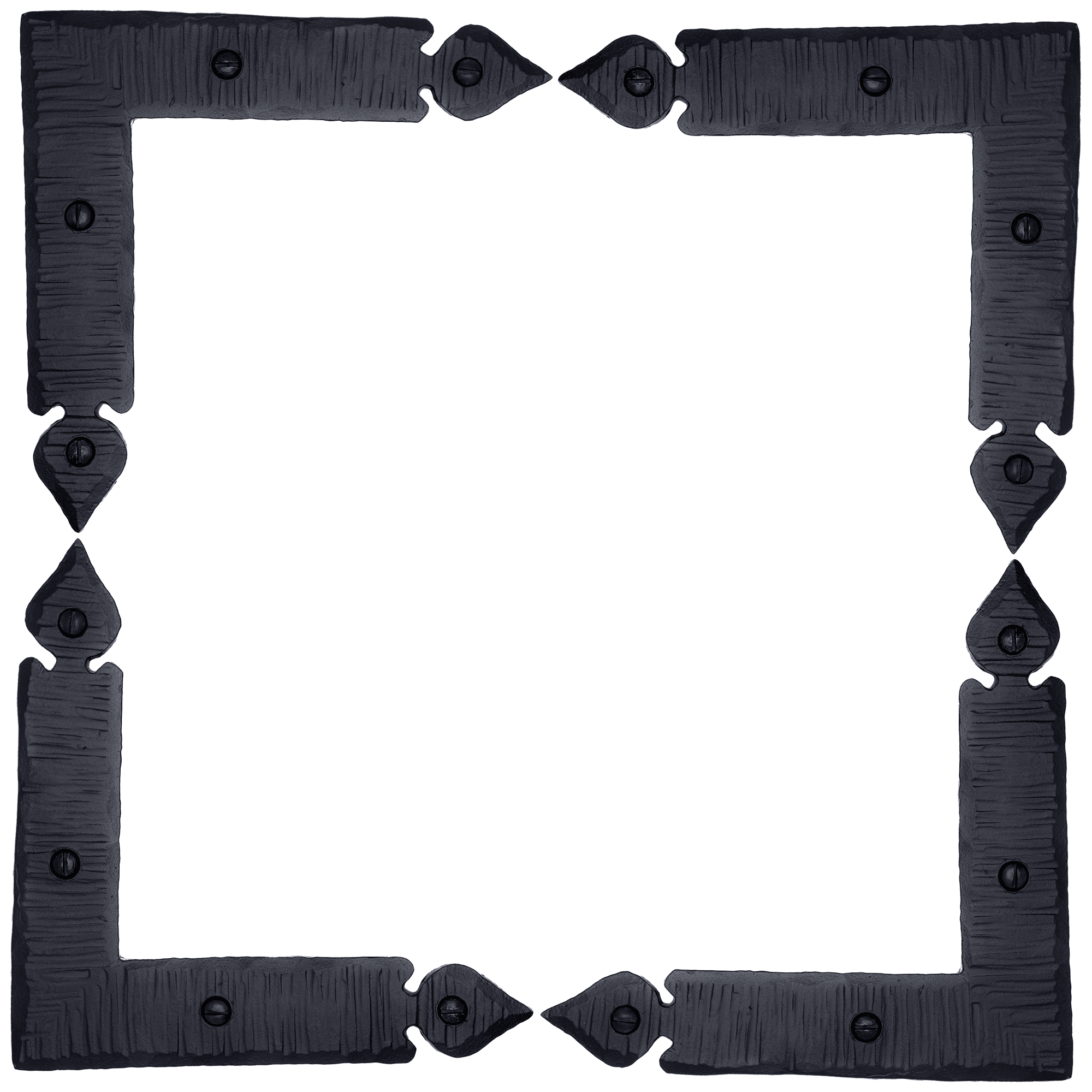 4 Pack 5 inch Decorative Corner Brackets Black L Bracket Decorative ...
