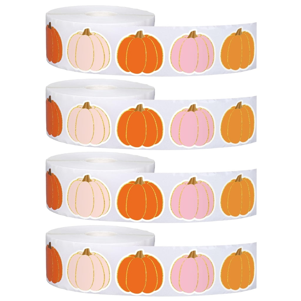 4 Pack 500 Adhesive Labels Colorful Designs for Childrens Toys and ...