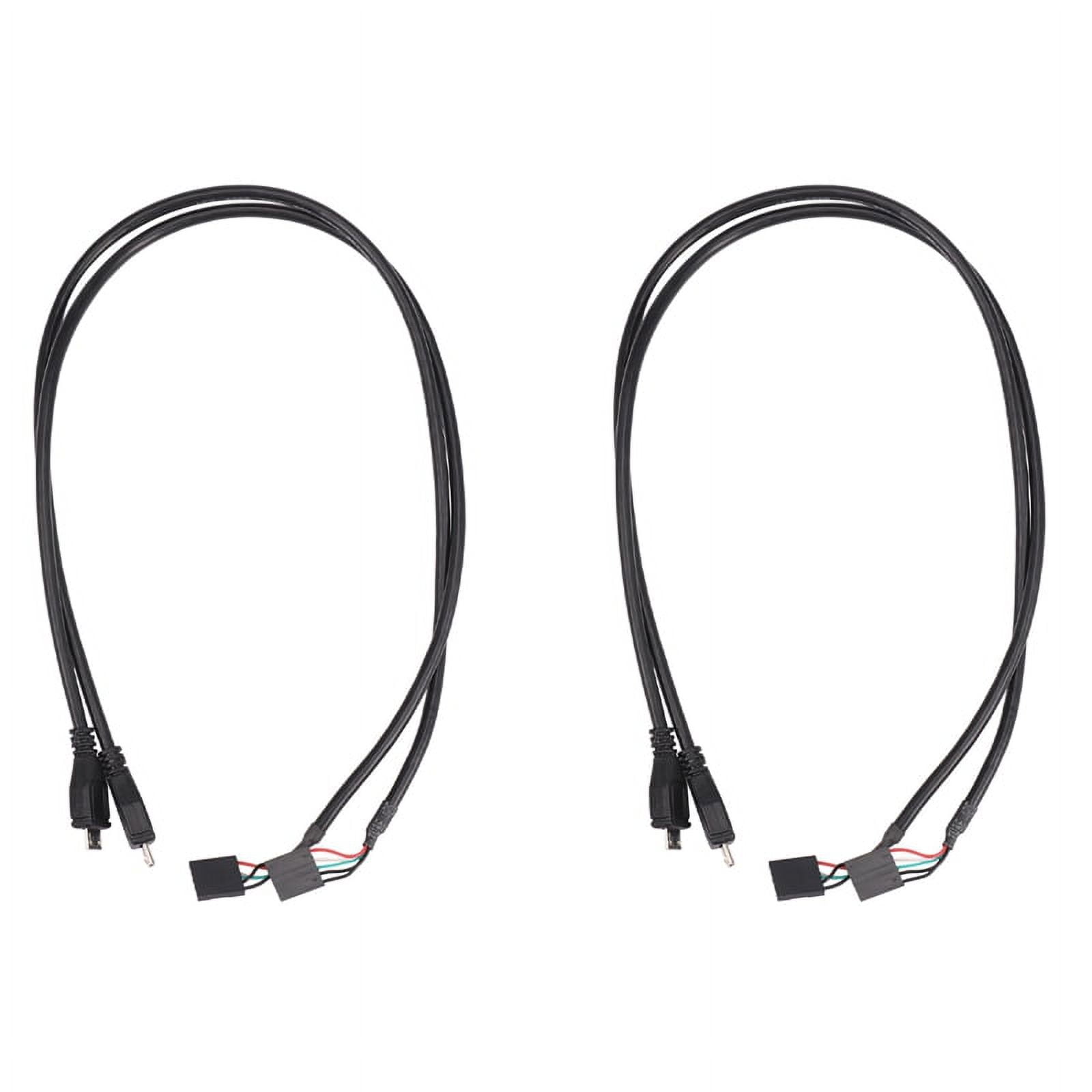 (4-Pack) 50CM 5 Pin Motherboard Female Header to -USB Male Adapter ...