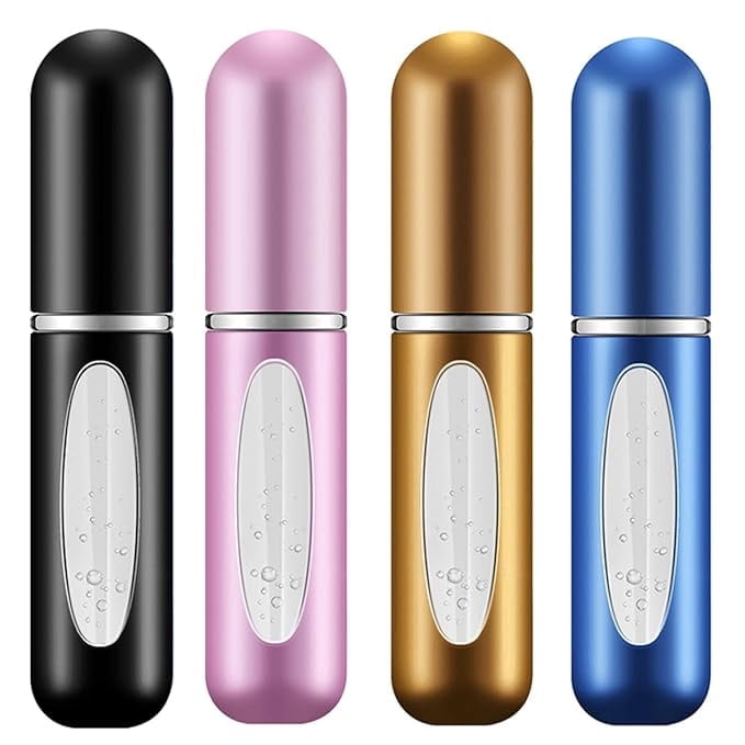 (4 Pack) 5ml Portable Mini Refillable Perfume - Walmart.com