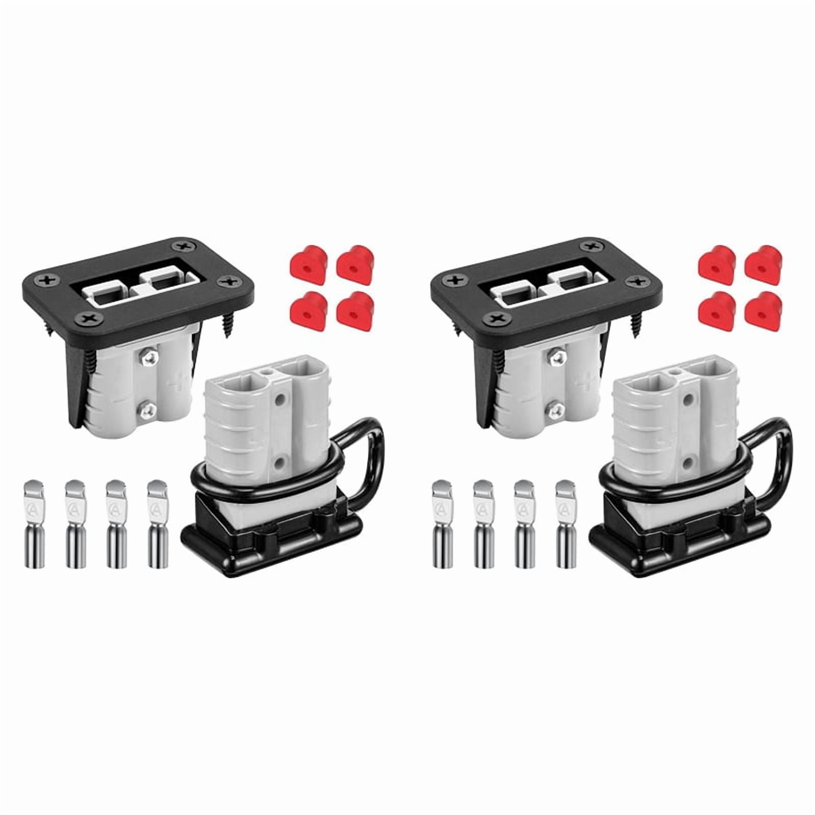 4 Pack 6-10 Gauge 12V to 36V Battery Quick Connect/Disconnect with ...