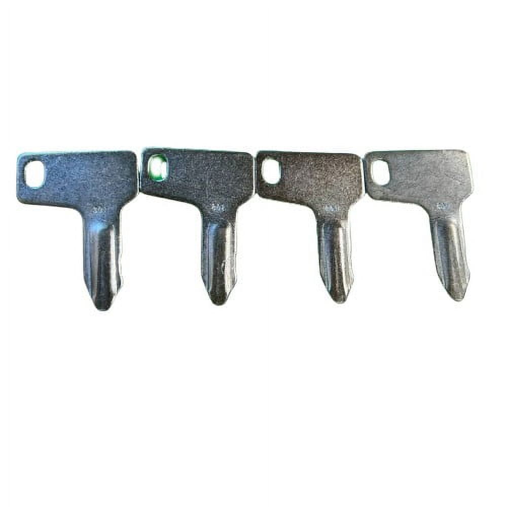 4 Pack 6# 301 93310-00301 Keys for Yanmar,Takeuchi Heavy Equipment ...