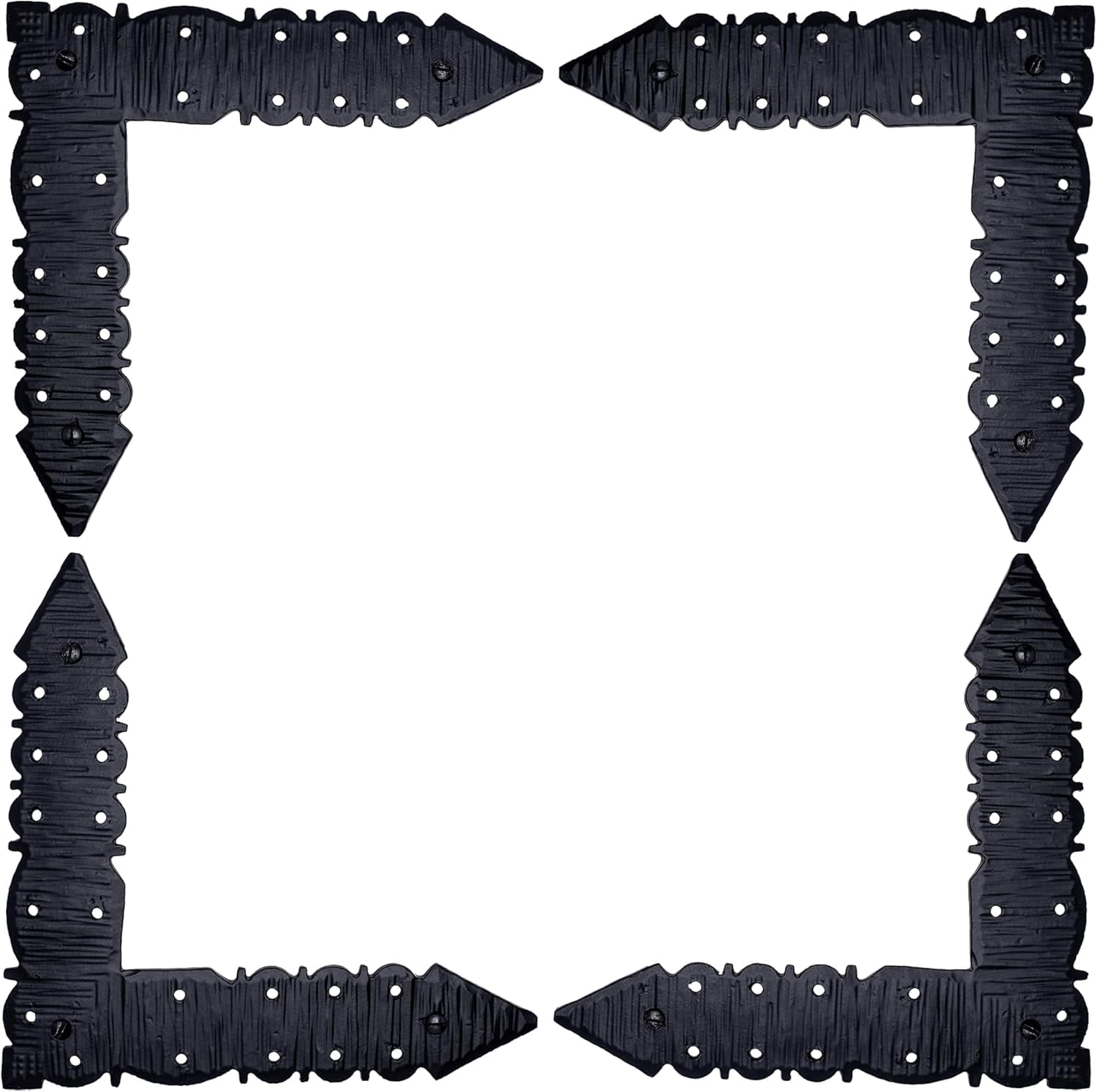 4 Pack 6.75 Inch Metal L Bracket for Furniture - Black - Handmade ...