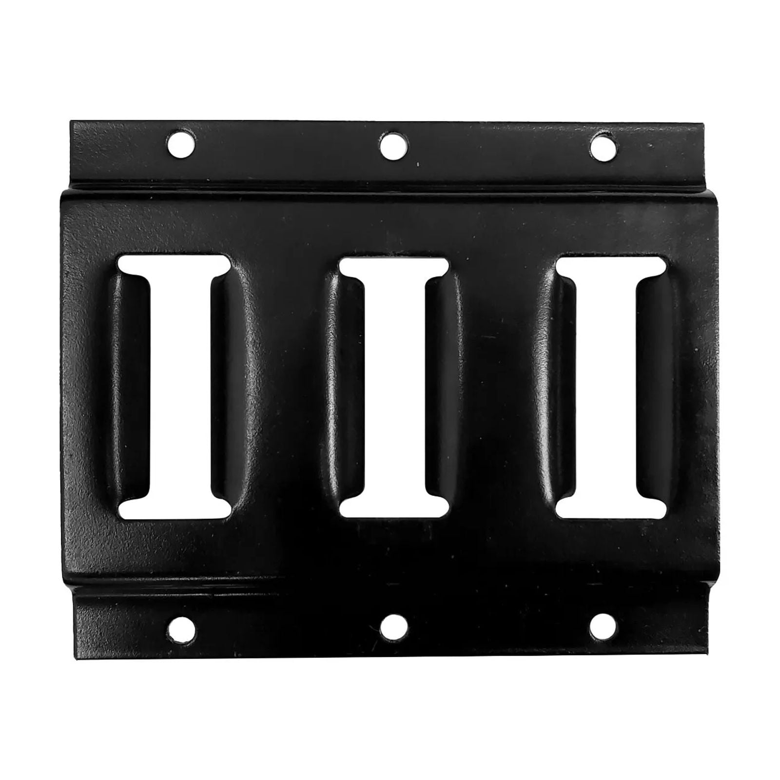 4 Pack 6" E-Track Tie-Down Rail Galvanized Horizontal Steel Black For ...