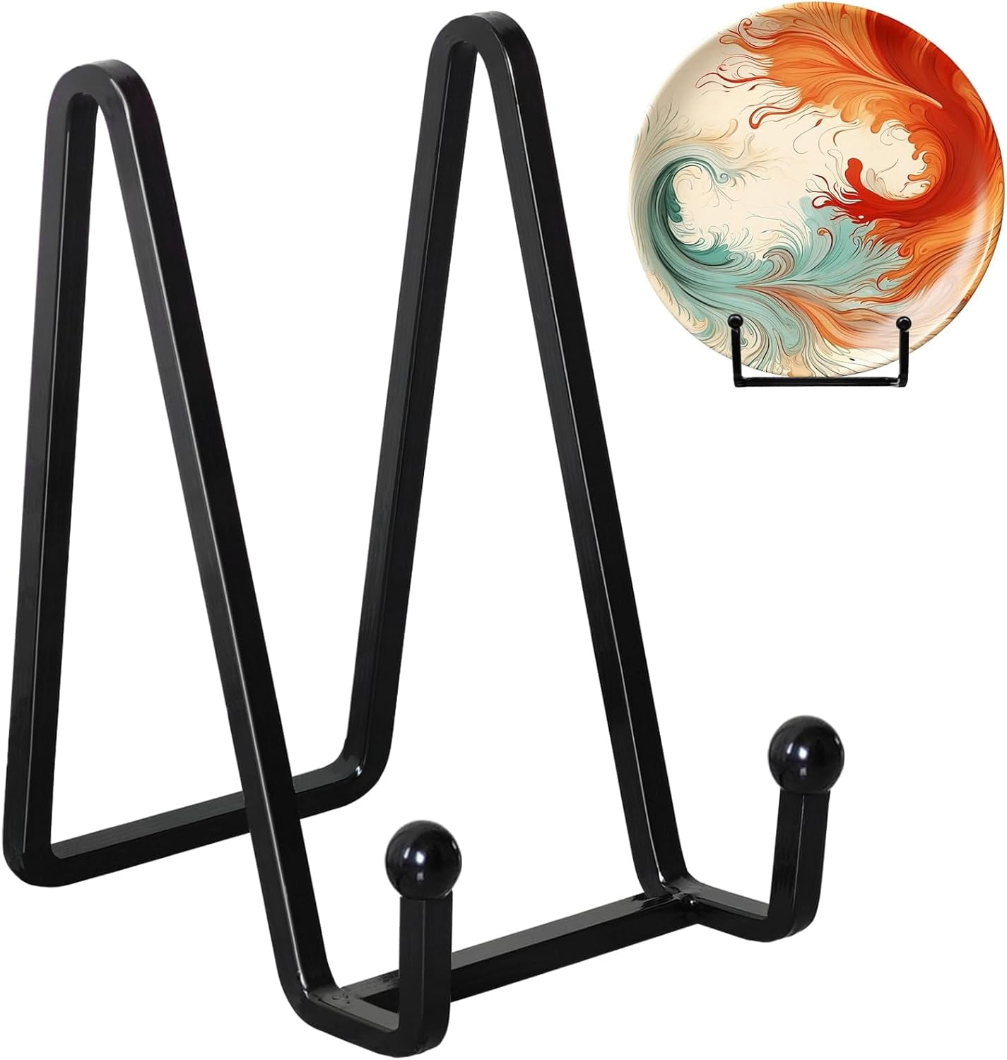 4 Pack 6" Metal Square Frame Easel Stands - Multi-Use Tabletop Display ...