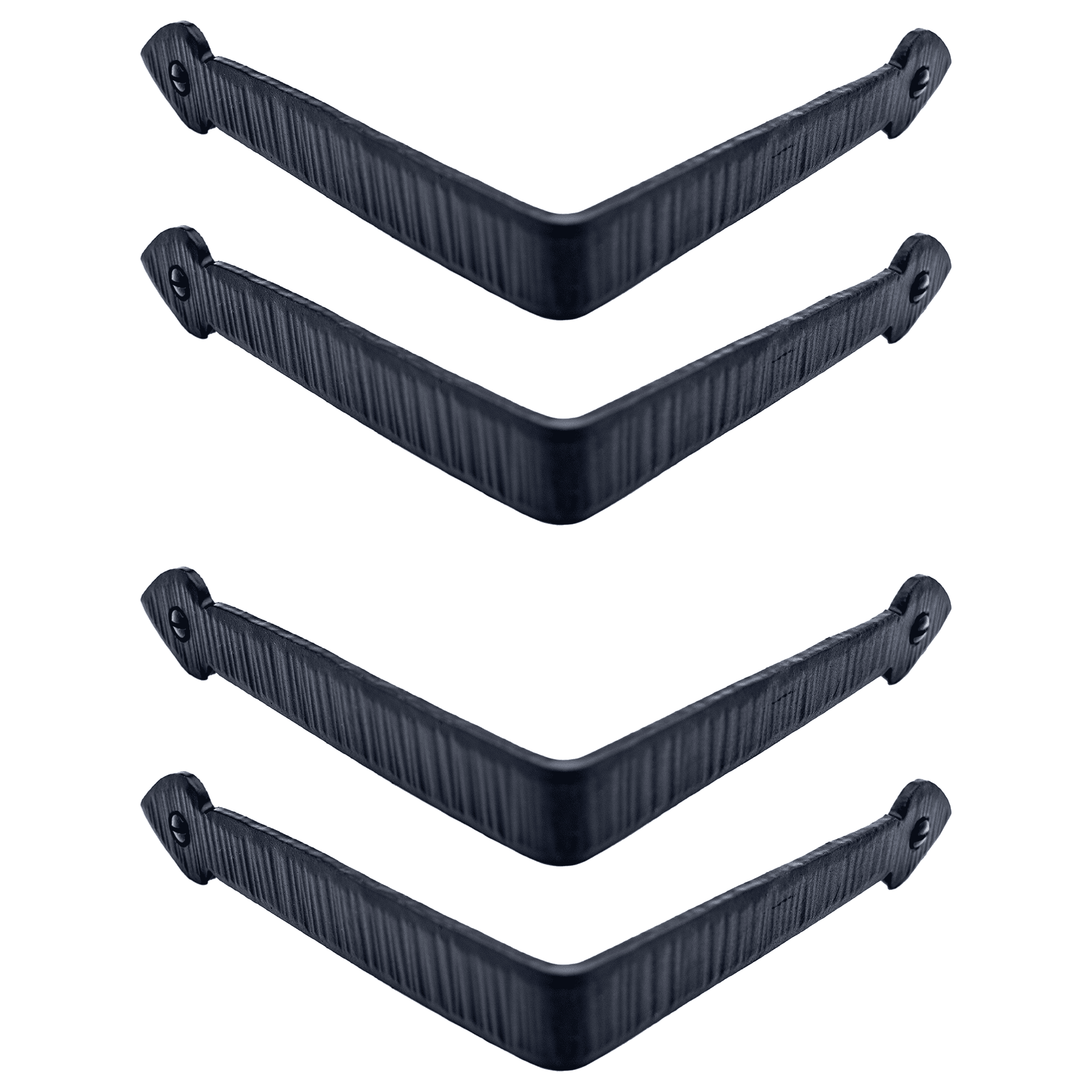 4 Pack 6 inch Metal Corner Protector - Black - Furniture Corner ...