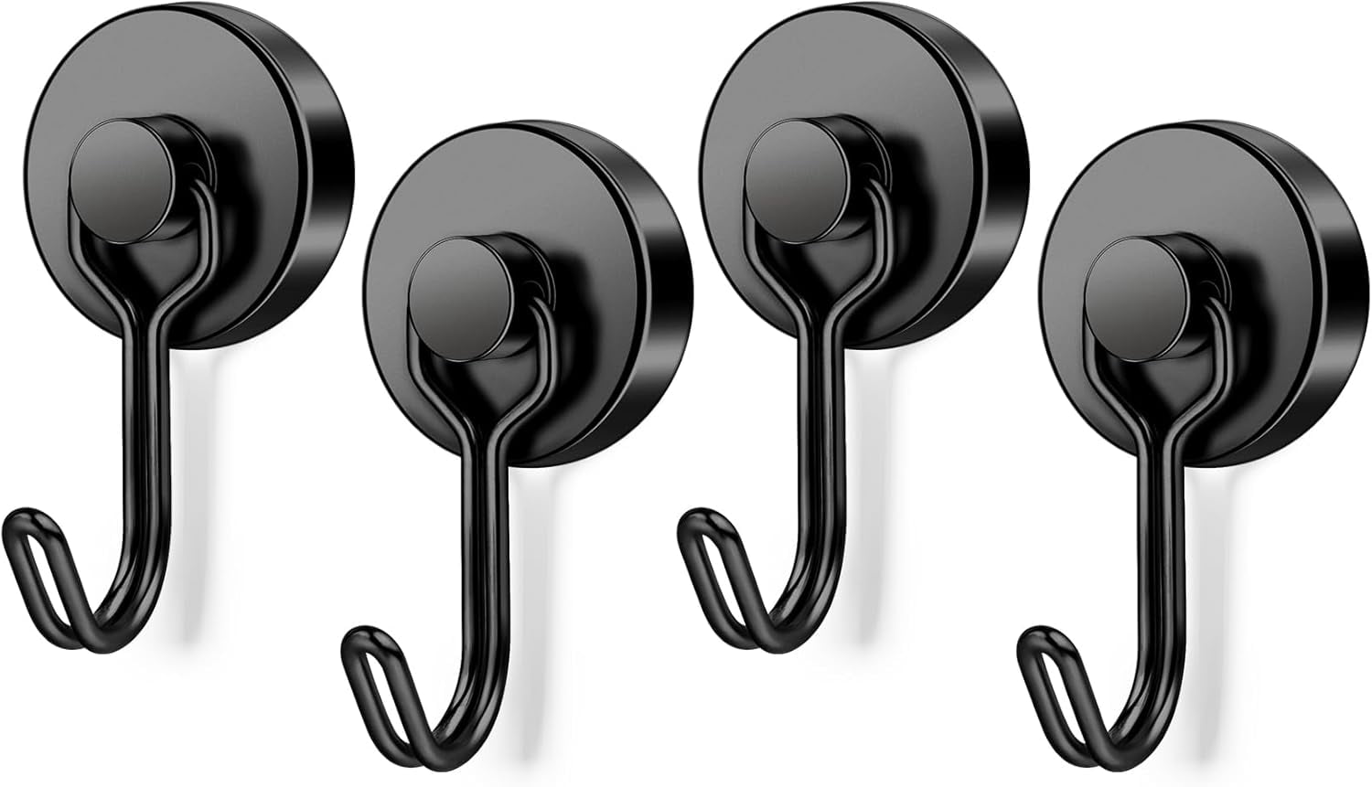 4 Pack 60 lb+ Swivel Swing Magnetic Hooks Heavy Duty, Magnet with Hooks ...