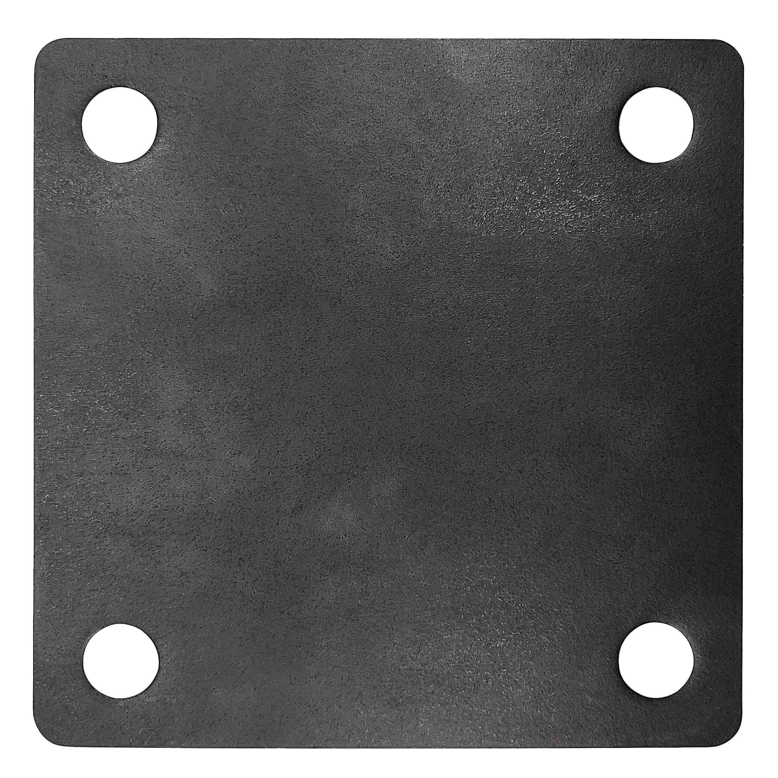 4 Pack - 6x6" Weldable Square Steel Metal Baseplate – A36 Heavy Duty ...