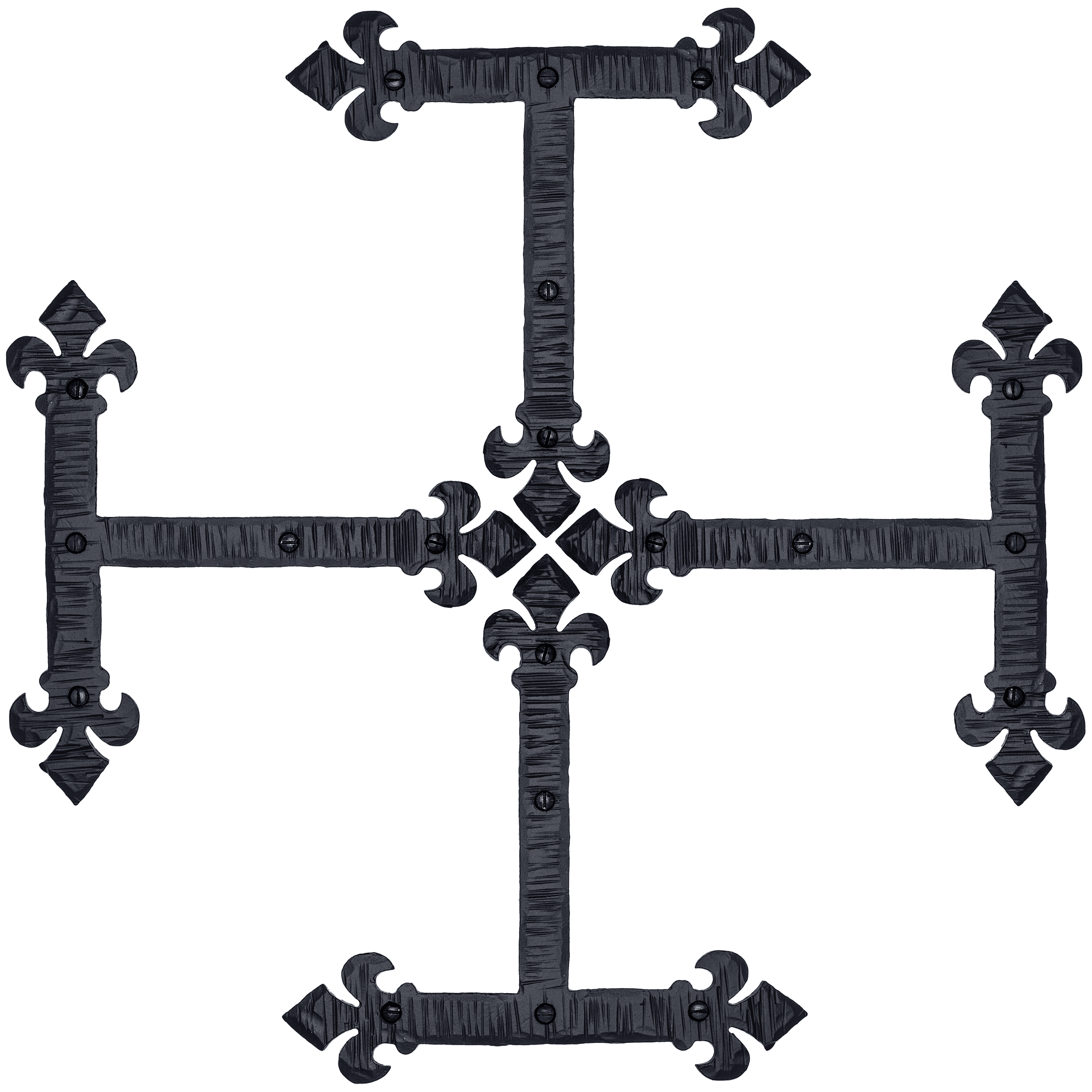 4 Pack 7 inch Decorative Corner Brackets Black T Bracket Decorative ...