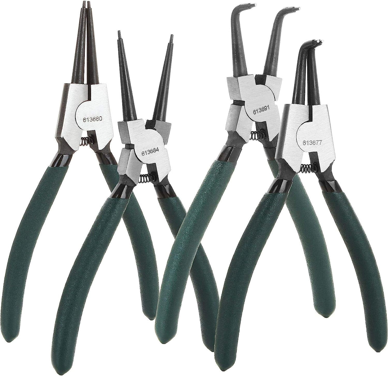 4 Pack 7 inch Snap Ring Pliers Set Heavy Duty Internal/External Circlip ...