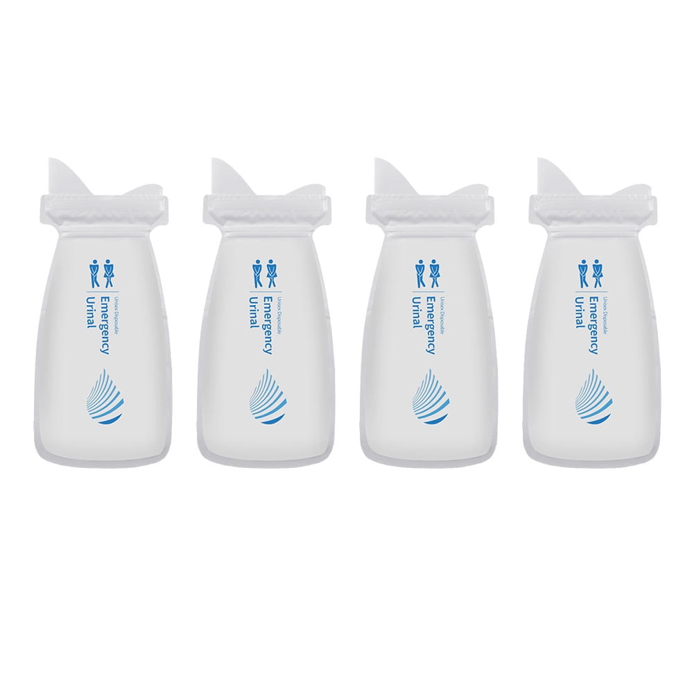 4 Pack 700ml Emergency Urine Pee Container, Portable Car Urine Bag ...