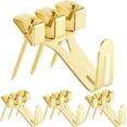 4 Pack 75 lbs Picture Frame Hangers Hooks with 12 count Nails, Picture ...