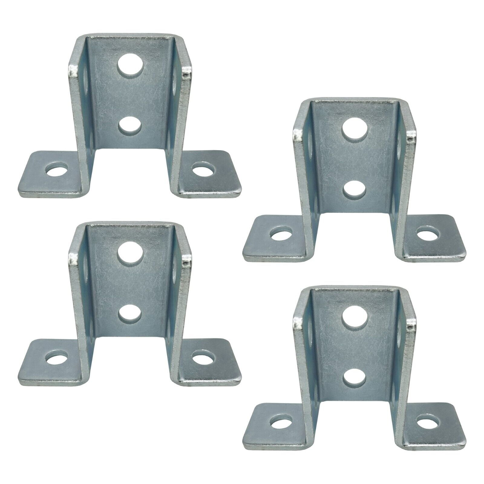 4 Pack - 8 Hole, Wing Shaped 90 Degree Connector Bracket for All 1-5/8 ...