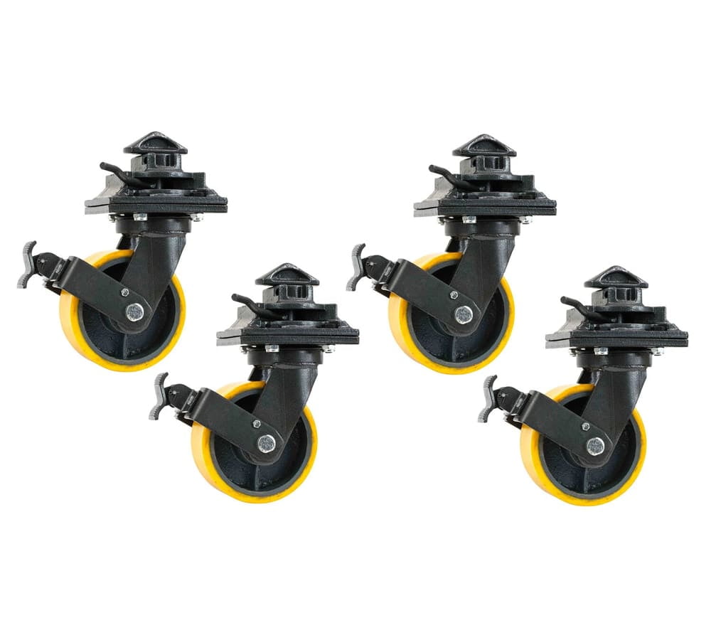 (4 Pack 8" ISO Shipping Container Caster Wheels, 6600 lbs WLL/per Wheel ...