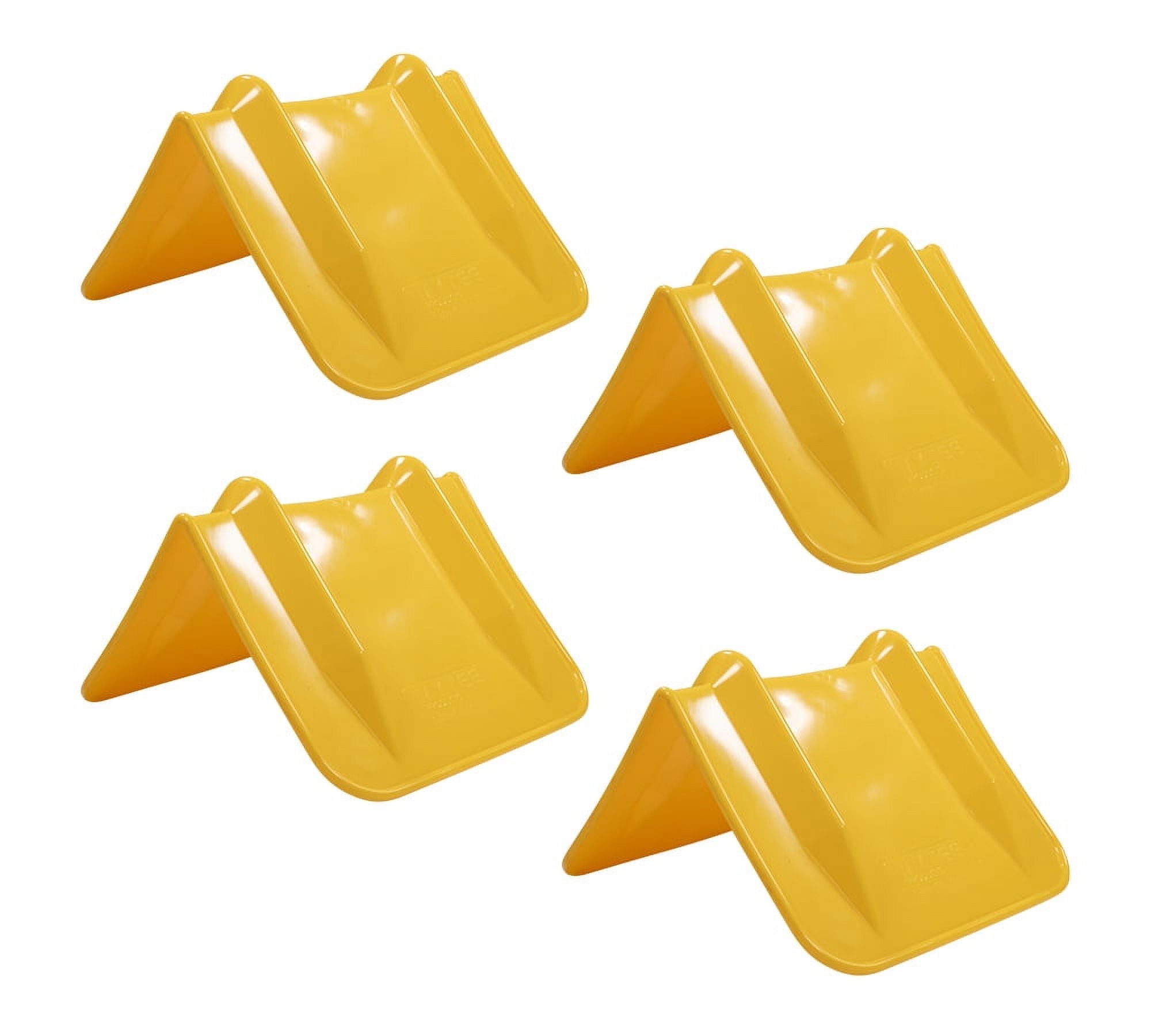 4 Pack 8"x8"x12" Yellow Flatbed Corner Protector - V Shaped Edge Guard ...