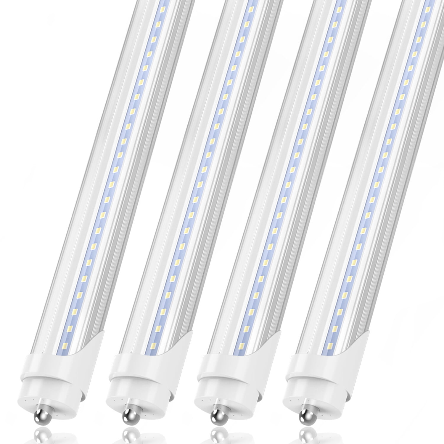 4 Pack 8FT LED Shop Lights 45W T8 Single Pin FA8 8FT LED Tube Light ...
