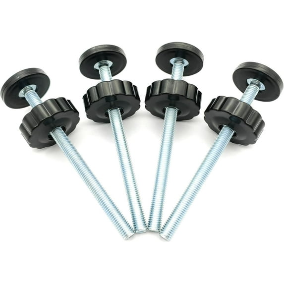 4 Pack 8MM Baby Gate Threaded Spindle Rod, Replacement Hardware Parts ...