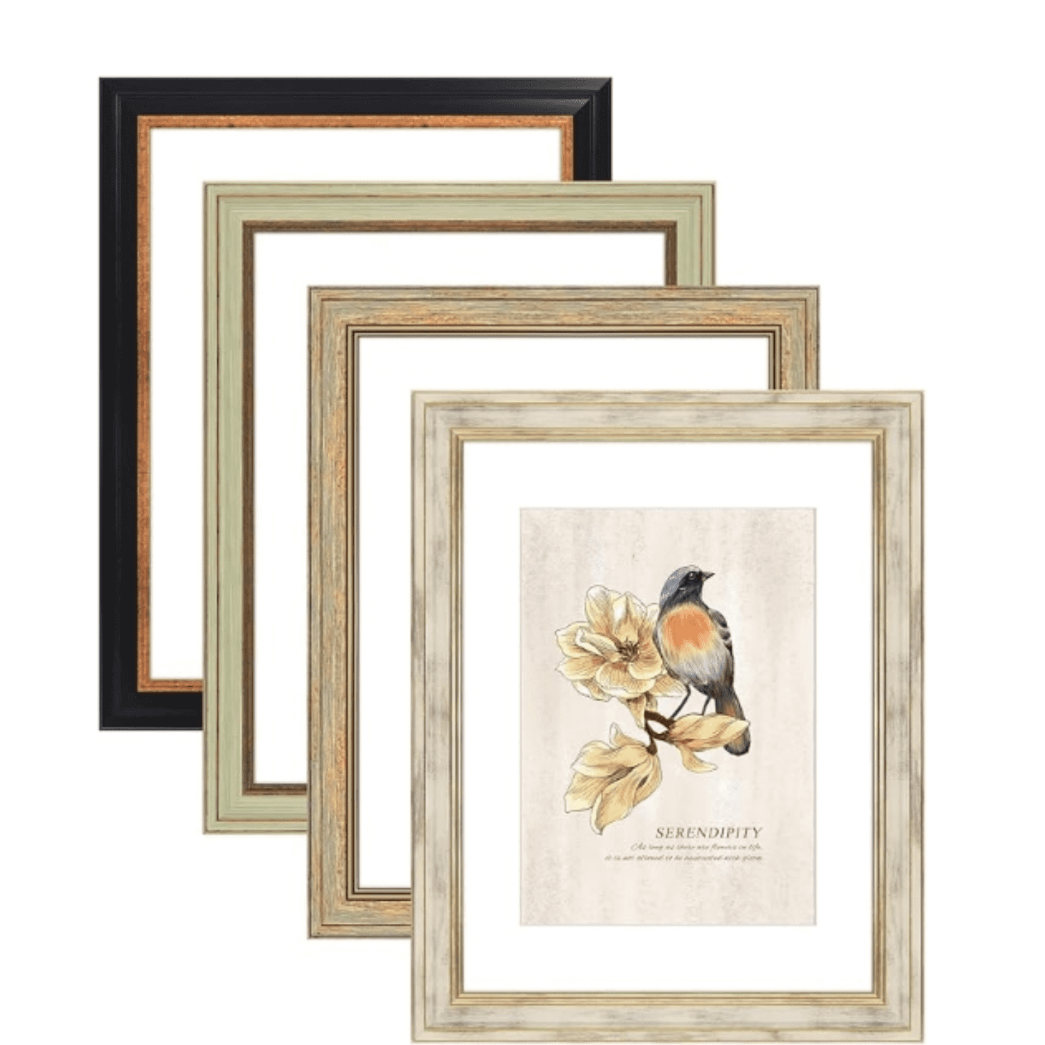 4 Pack 8x10 Picture Frame - 8 x 10 photo frame with Plxiglass, picture ...