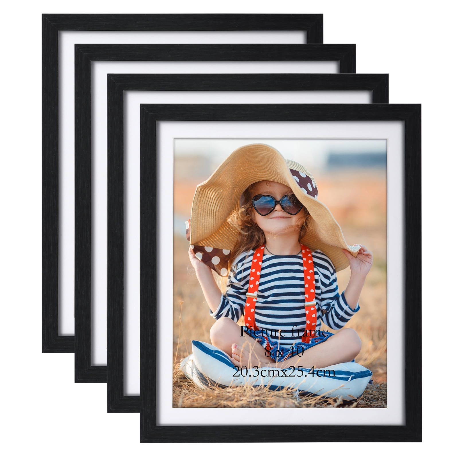 Walmart Black Friday Deals 2025 - CRUGLA 4 Pack Black 8x10 Inch Picture ...