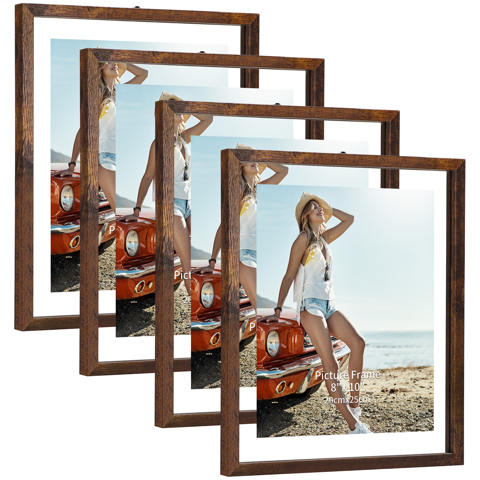 Kate and Laurel Bordeaux Gallery Wall Frame and Shelf Kit, Set of 10 ...