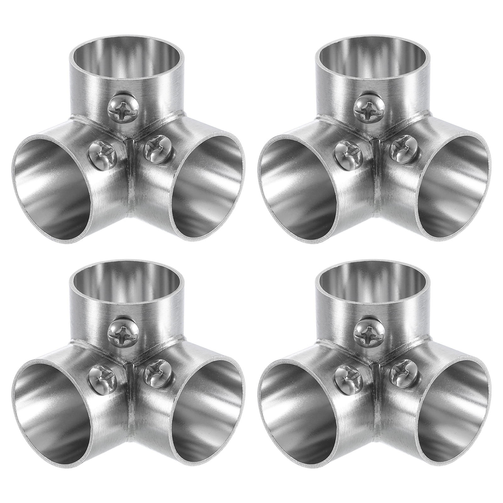 4 Pack 90 Degree 3-Way Elbow Pipe Fitting Connector Fit 1" OD Pipe ...