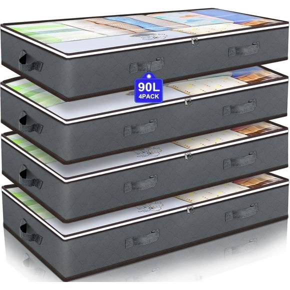 Shallow Underbed Storage Containers