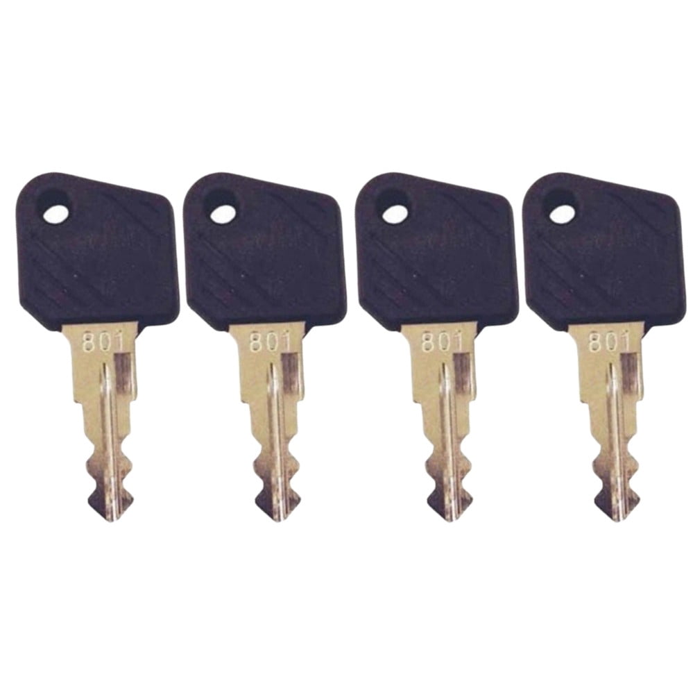 4 Pack 98# 801 JK801 Keys for Linde Forklift High Lift Truck Ignition ...