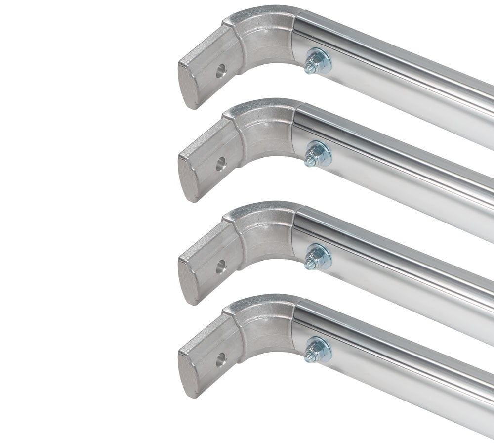 4 Pack 98" Aluminum Upper Arm w/ 90 Degree Corner for Dump Truck Tarp ...