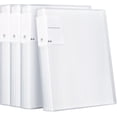 4 Pack A4 Presentation Book,60 Pockets Binder with Plastic Sleeves ...