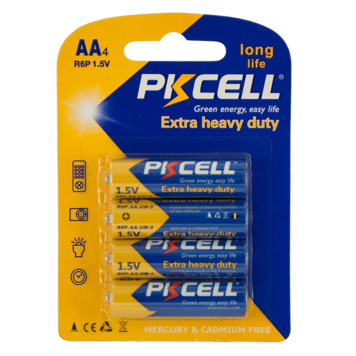 4 Pack AA Battery Set, Ideal for Remote Controls, Cameras, Clocks ...