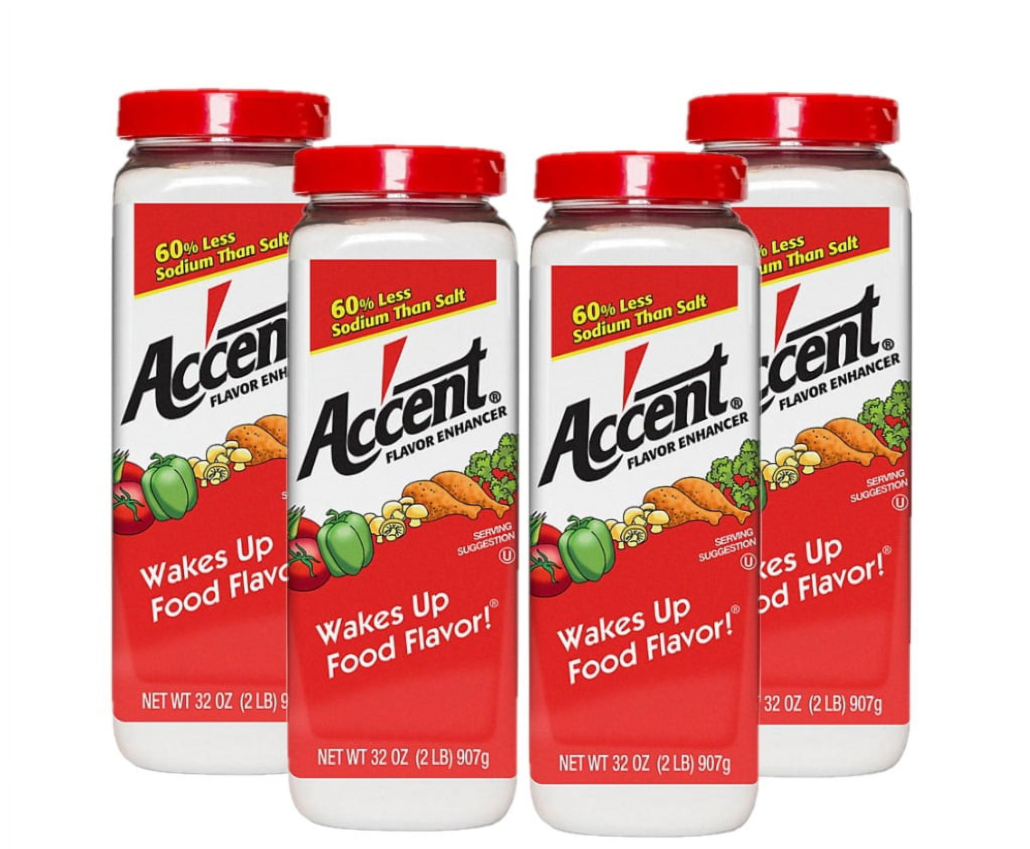 4 Pack | Ac'cent Flavor Enhancer (32 oz.) - Walmart.com