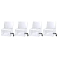4 Pack Acrylic Donation Box with Lock, Clear Ballot Box with Sign ...