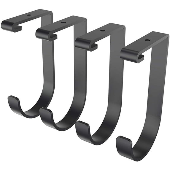 4 Pack Add On Storage Flat Hook Accessory for Garage Ceiling Rack and ...