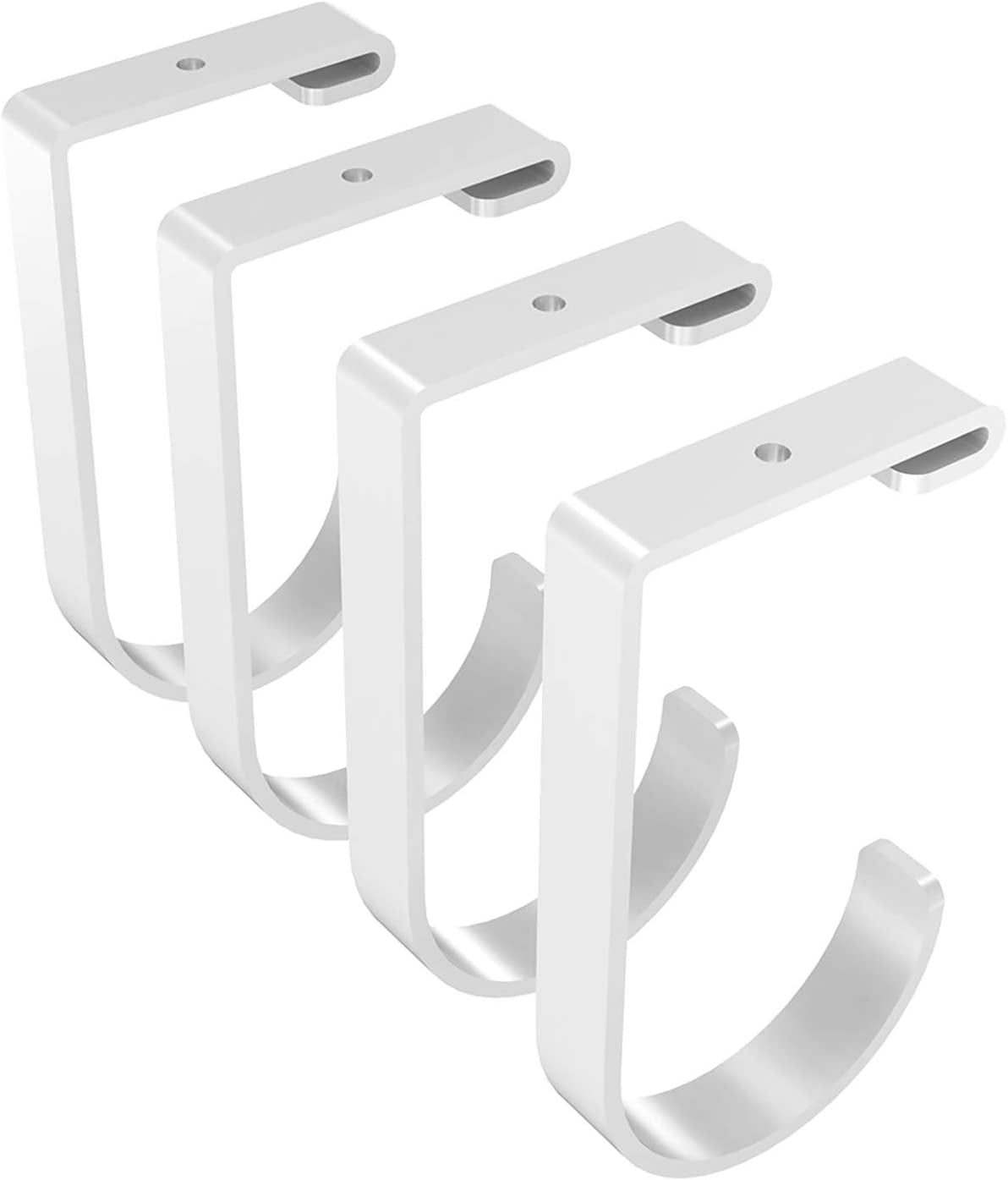 4 Pack Add On Storage Flat Hook Accessory for Garage Ceiling Rack and ...