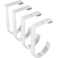4 Pack Add On Storage Flat Hook Accessory for Garage Ceiling Rack and ...
