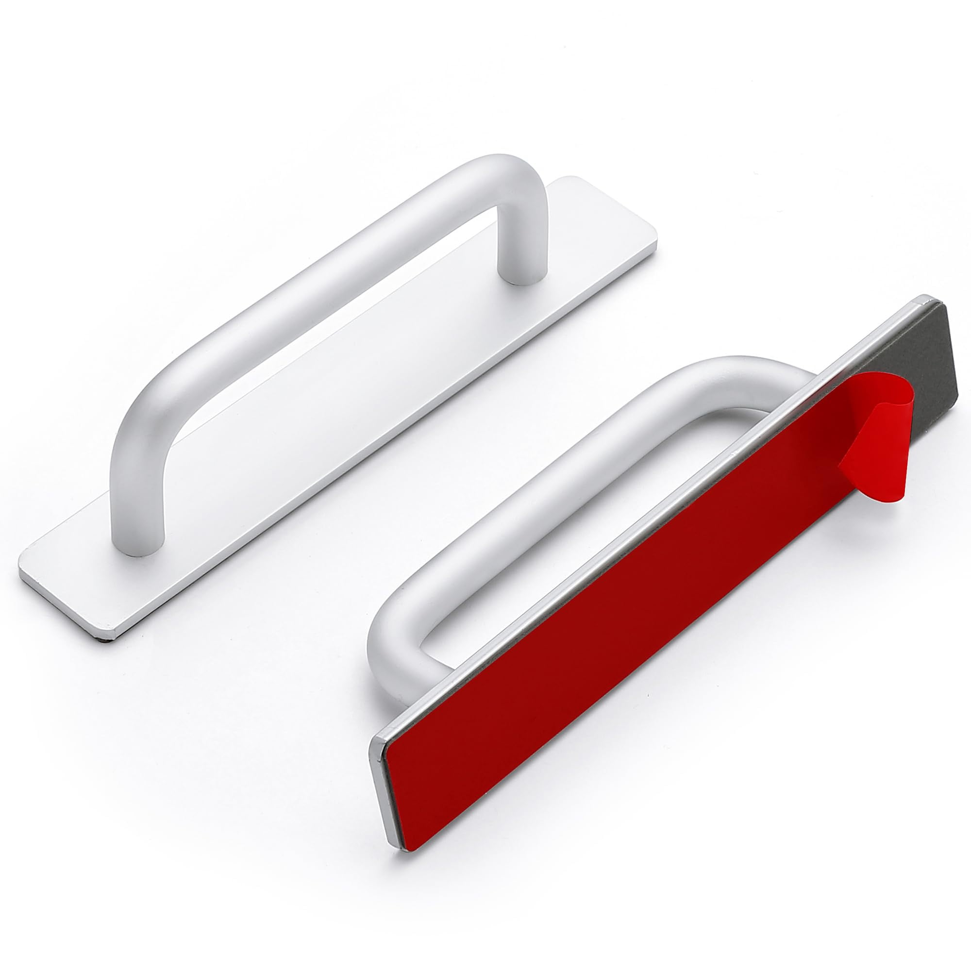 4 Pack Adhesive Handles Self Stick Instant Cabinet Handles 5.83" Stick ...