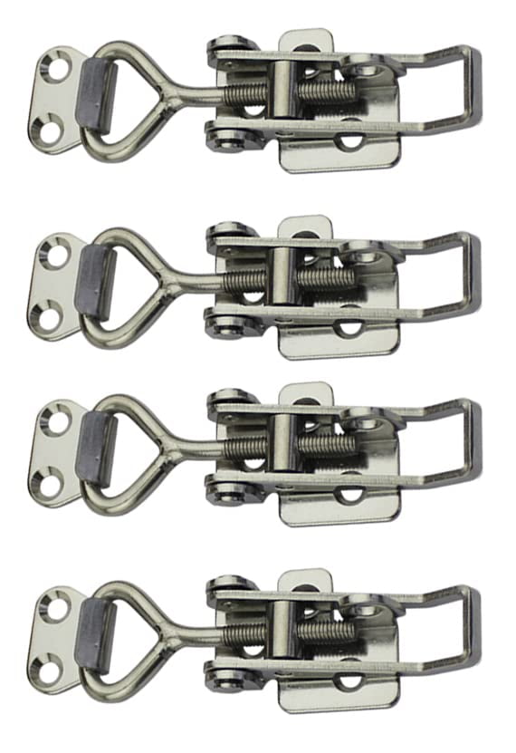 4 Pack Adjustable Buckle Cabinet Boxes Lever Handle Toggle Catch Latch ...