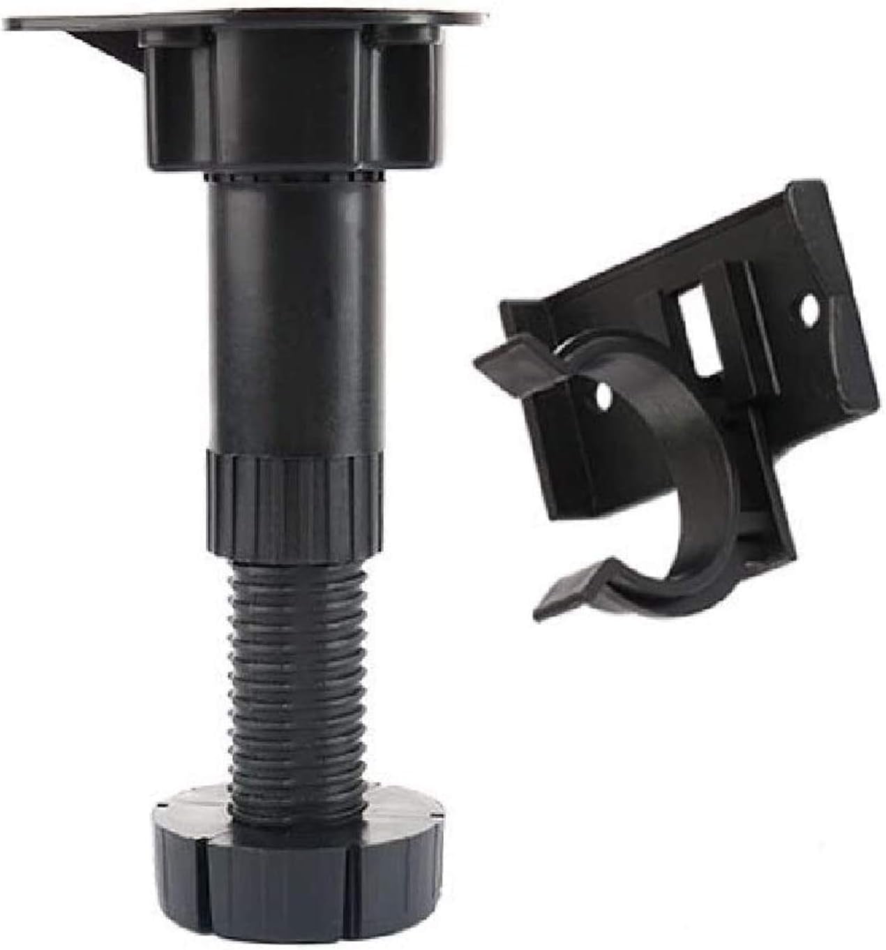 4-Pack Adjustable Height Cabinet Cupboard Furniture Leg Foot, Hardware ...