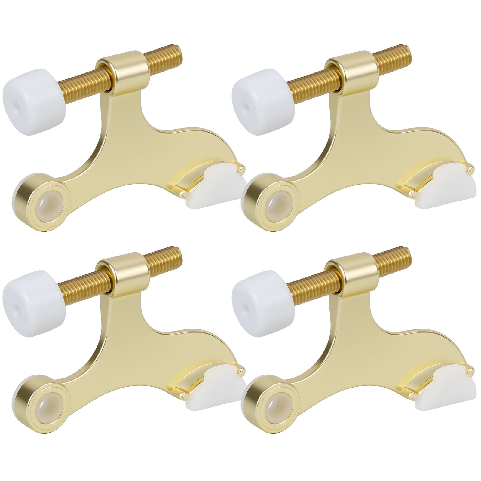 WellMade 4 Pack Adjustable Hinge Pin Door Stoppers, Heavy Doorstops for ...