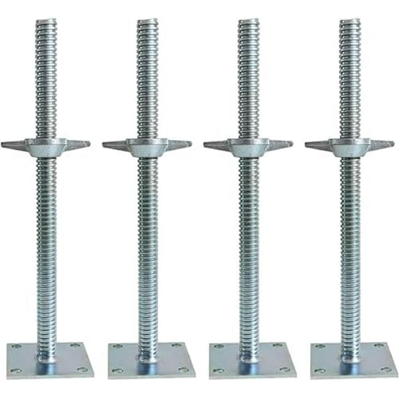4 Pack Adjustable Jack for , 18 Inch Heavy-Duty Leveling Jack with 1-1/ ...