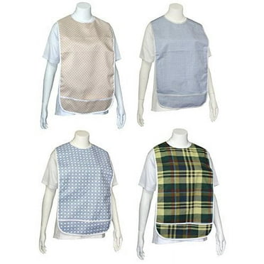 2 Adult Bib with a Full Vinyl Barrier Protection - Stain Fighter ...