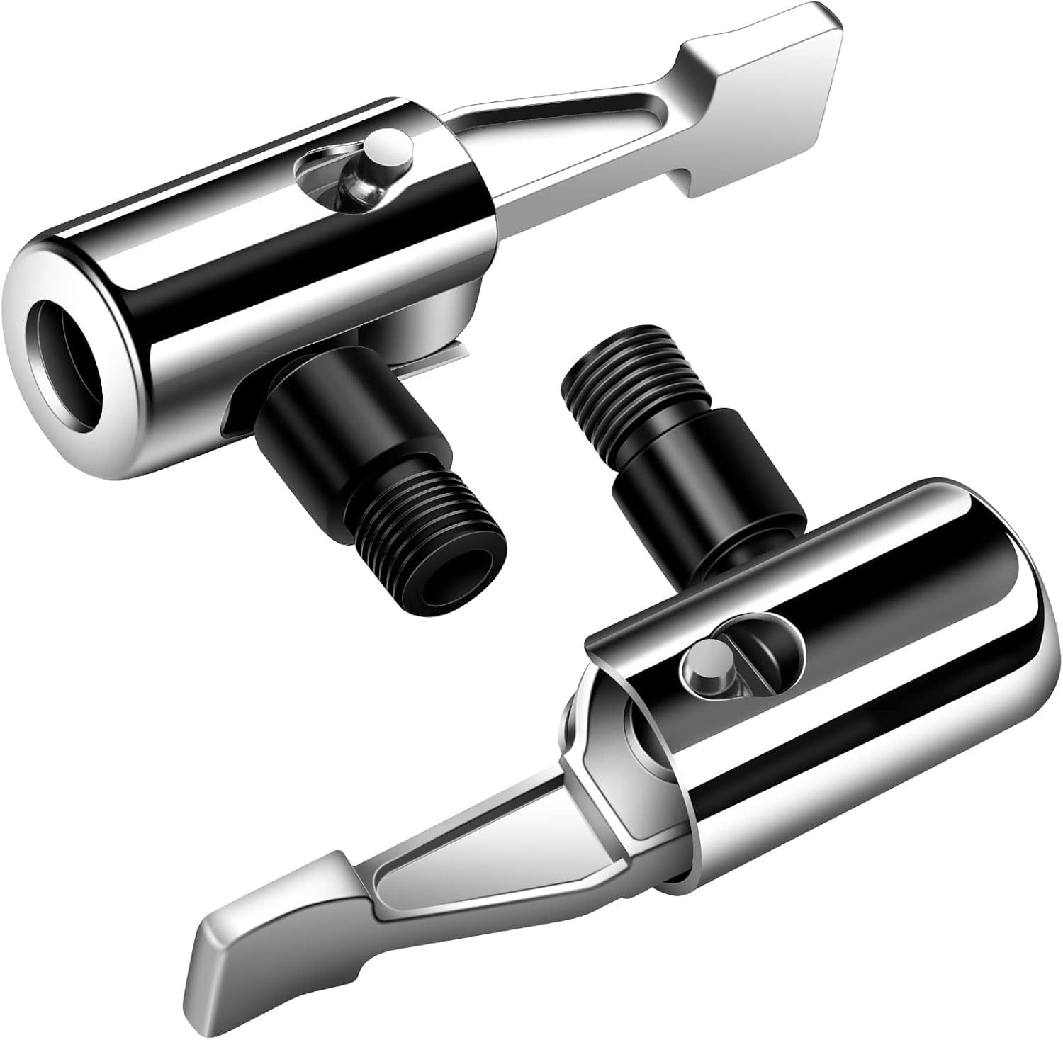 4-Pack Air Chuck Quick Connect, Brass Tire Air Chuck with Clip Adapter ...