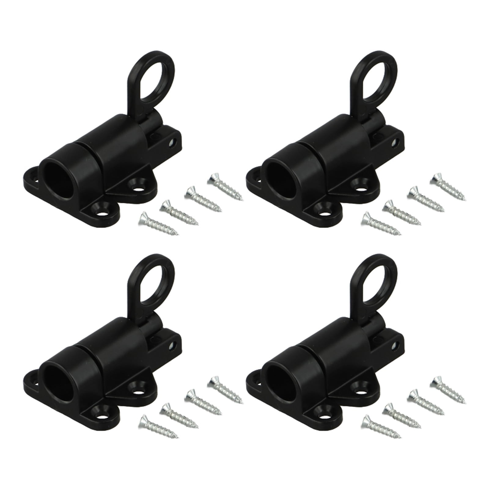 4 Pack Aluminum Alloy Door Latch Spring Bolt Automatic Bounce Lock for ...