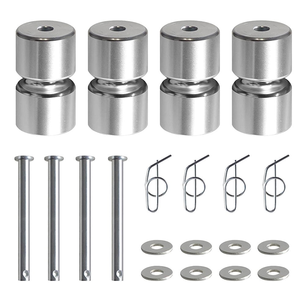 4 Pack Aluminum Alloy GL1 GMNR925 Trailer Tailgate Lift Assist Rollers ...