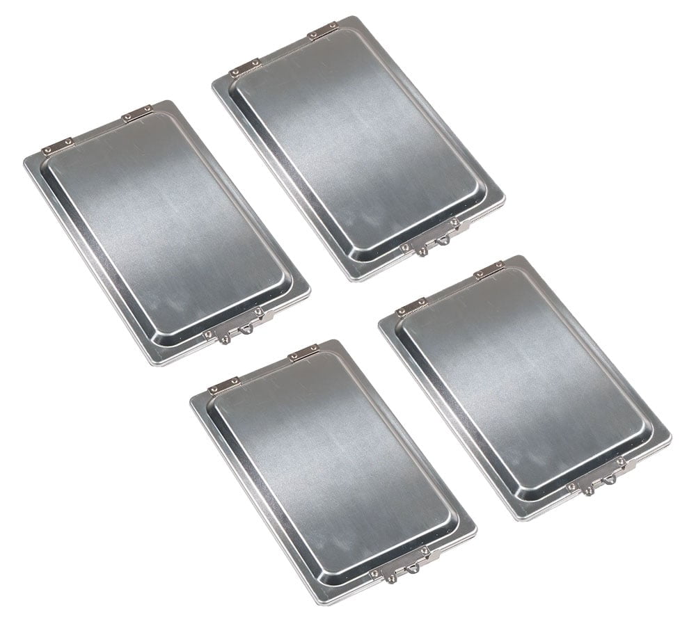 (4 Pack) Aluminum Manifest Box w/ Stainless Steel Hinge & Latch Closure ...